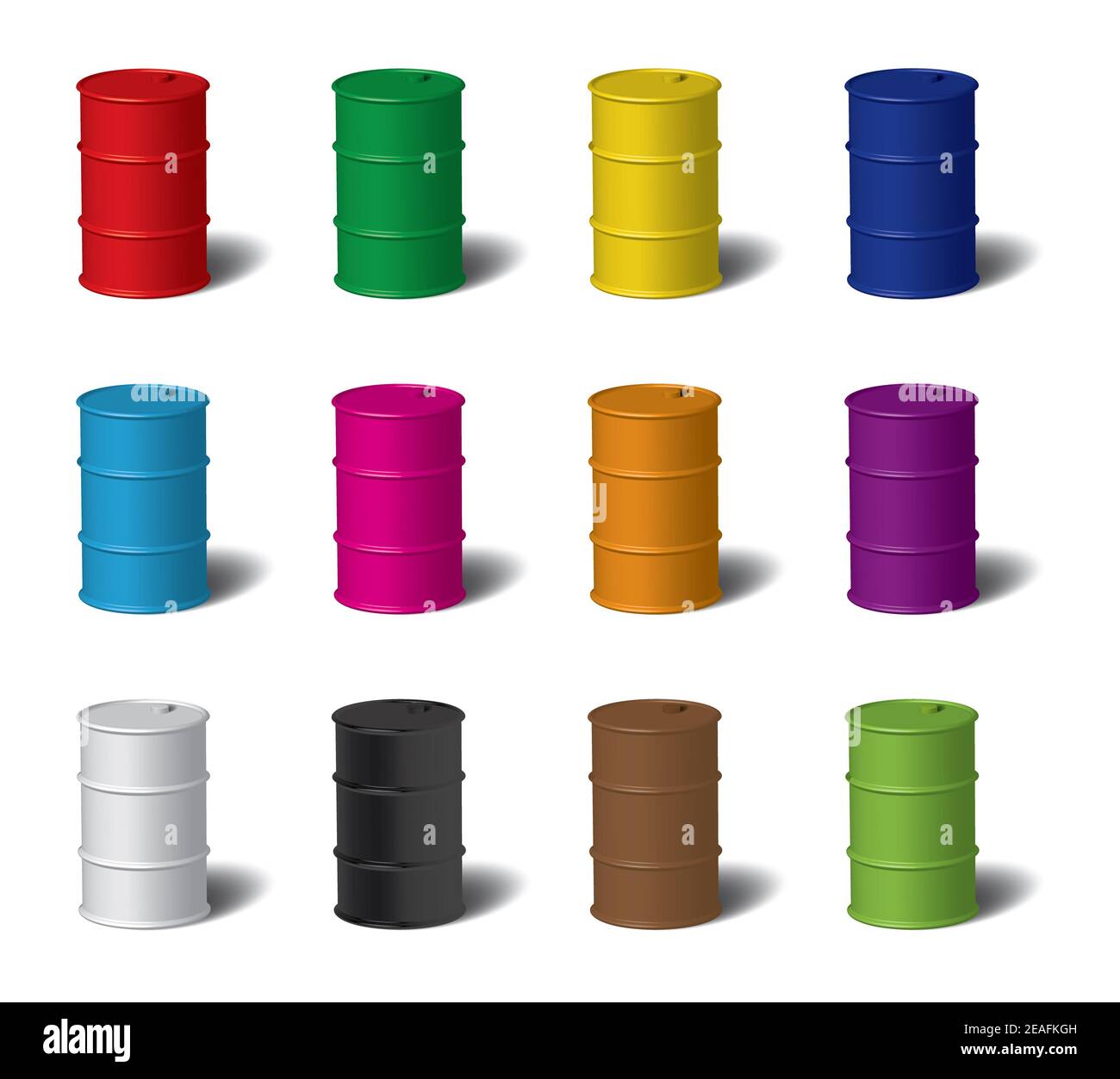 Three barrels Cut Out Stock Images & Pictures - Alamy