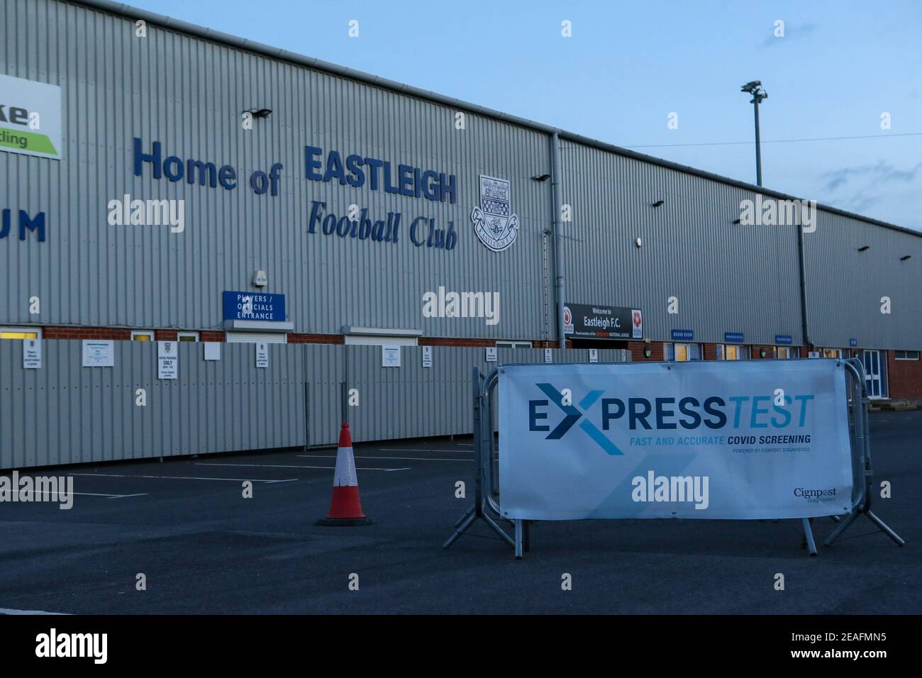 during the National League game between Eastleigh FC and Yeovil Town at ...