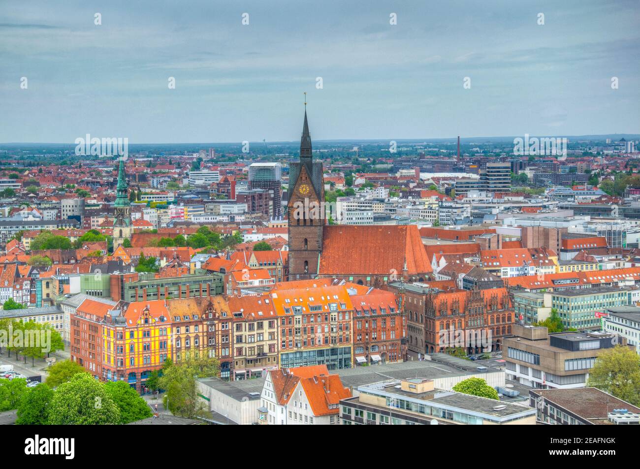 Tower marktkirche hannover lower germany hi-res stock photography and ...