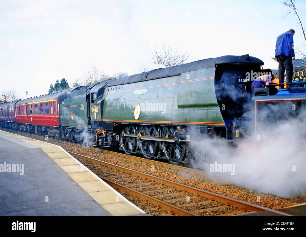 Battle of britain class steam locomotive hi-res stock photography and ...