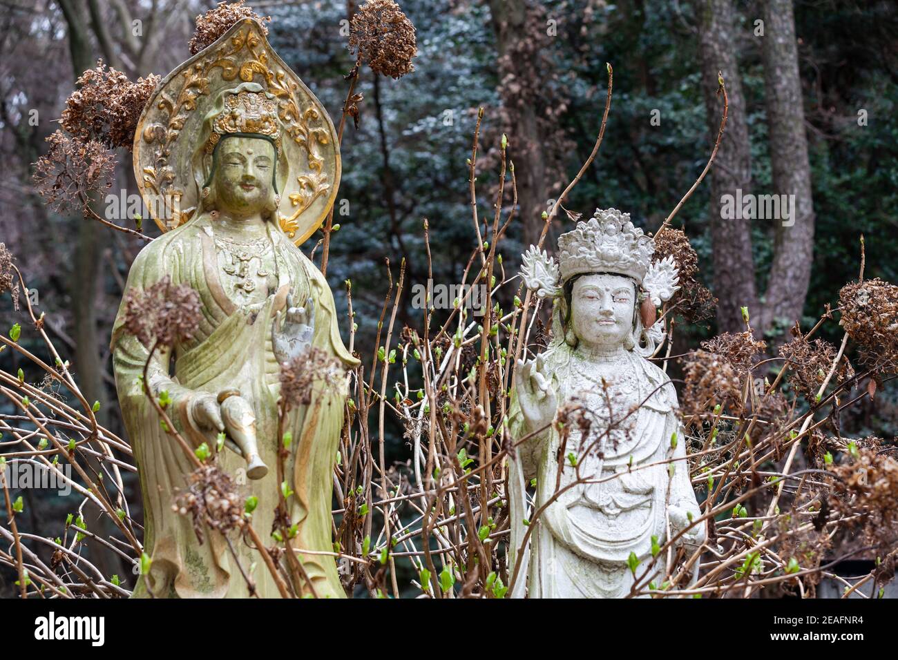 Statues at the Gumyeongsa Temple. Busan, South Korea Stock Photo - Alamy