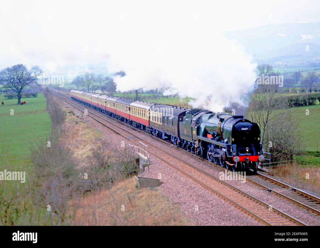 West country class stem locomotive hi-res stock photography and images ...