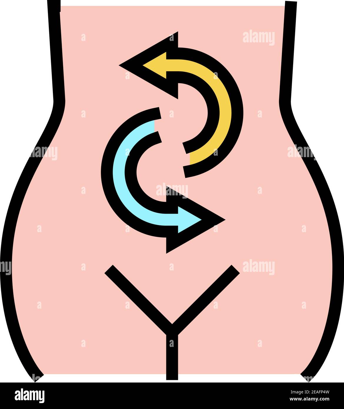 digesting food color icon vector illustration Stock Vector Image & Art ...