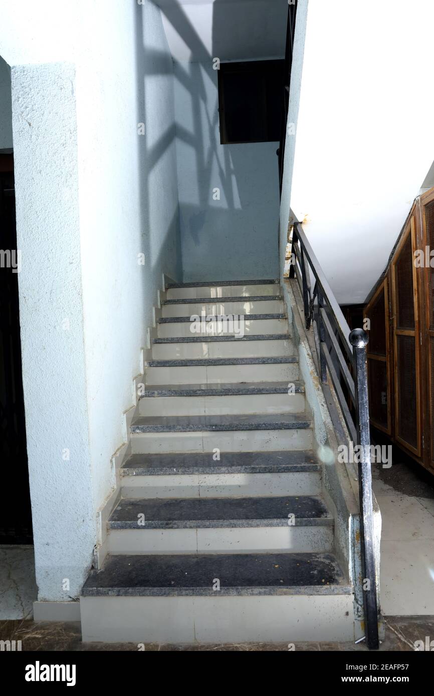 The staircase of a ready to stay building Stock Photo - Alamy