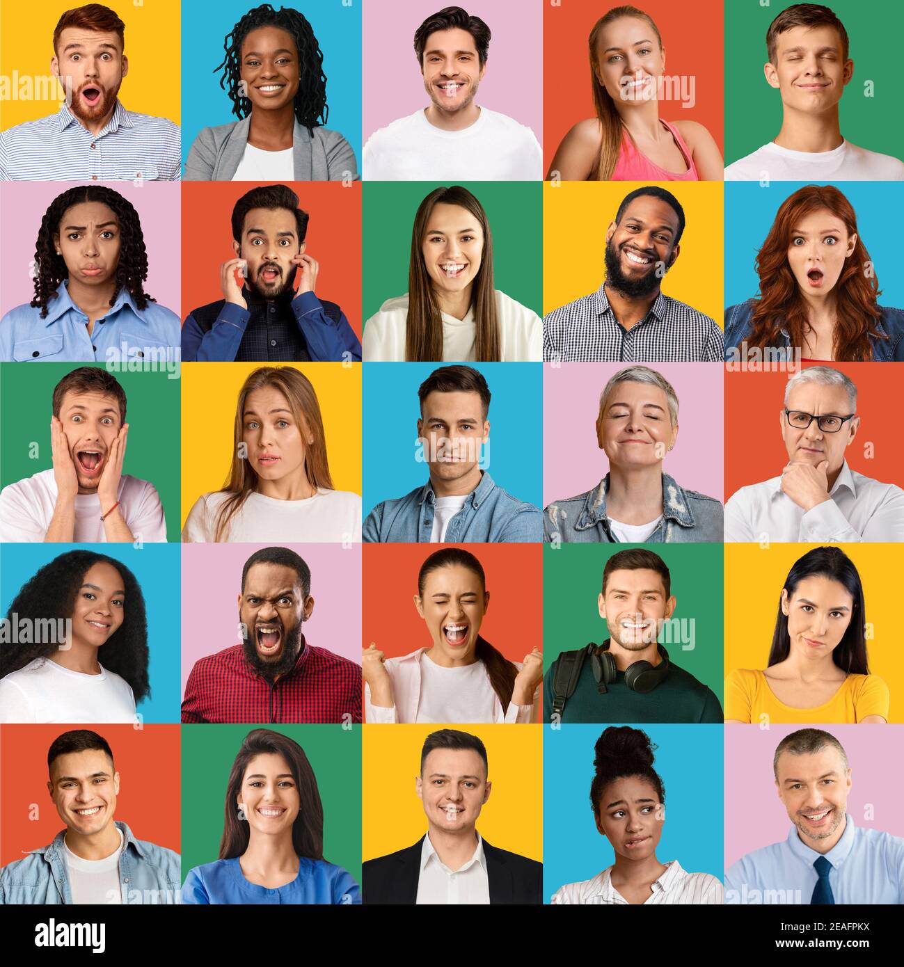 People emotion face different hi-res stock photography and images - Alamy