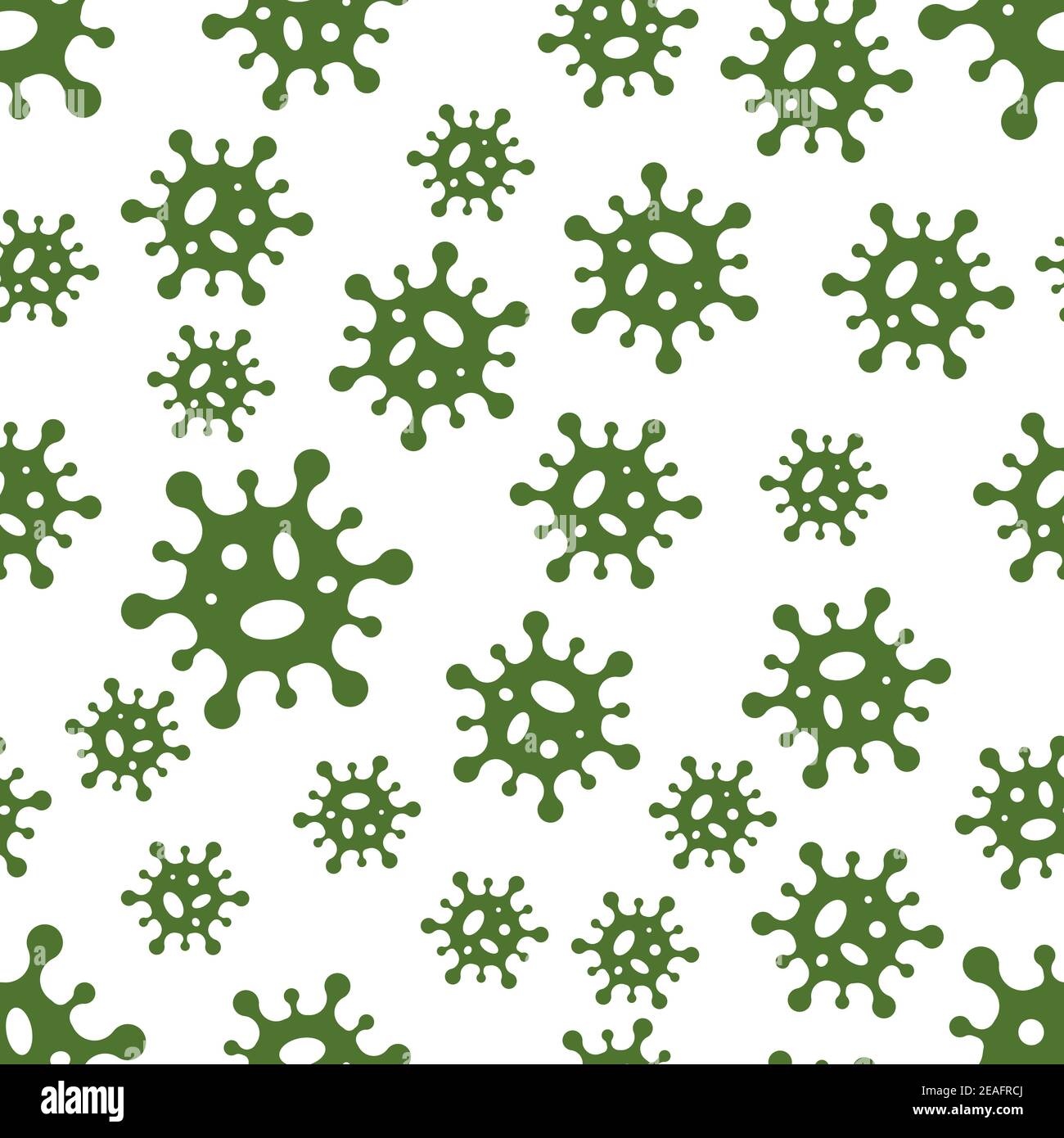 Seamless background virus molecules bacteria coronavirus, vector ...