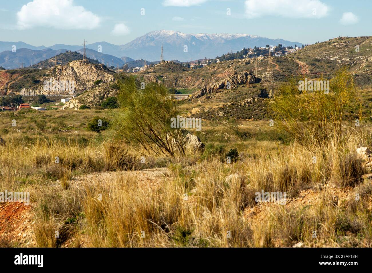 The mountains of Malaga Spain Stock Photo - Alamy