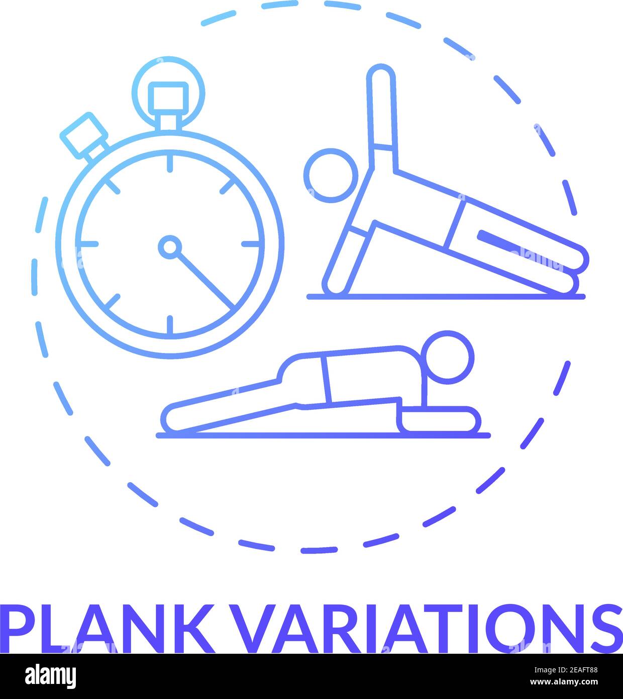 Plank variations concept icon Stock Vector Image & Art - Alamy