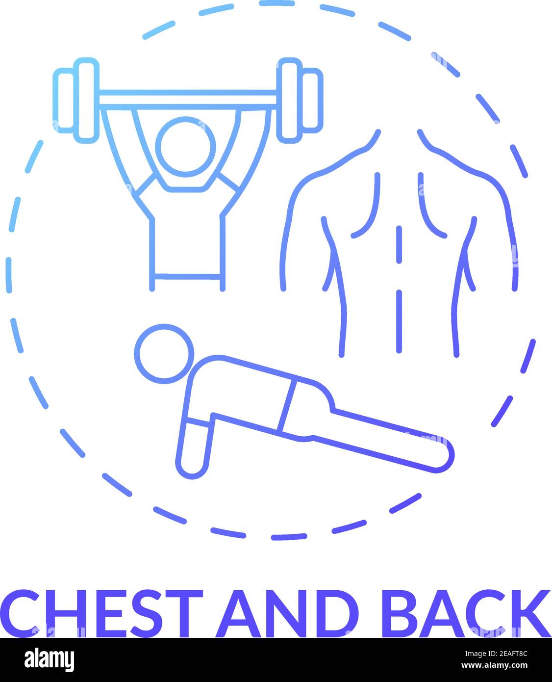 Chest and back concept icon Stock Vector Image & Art - Alamy