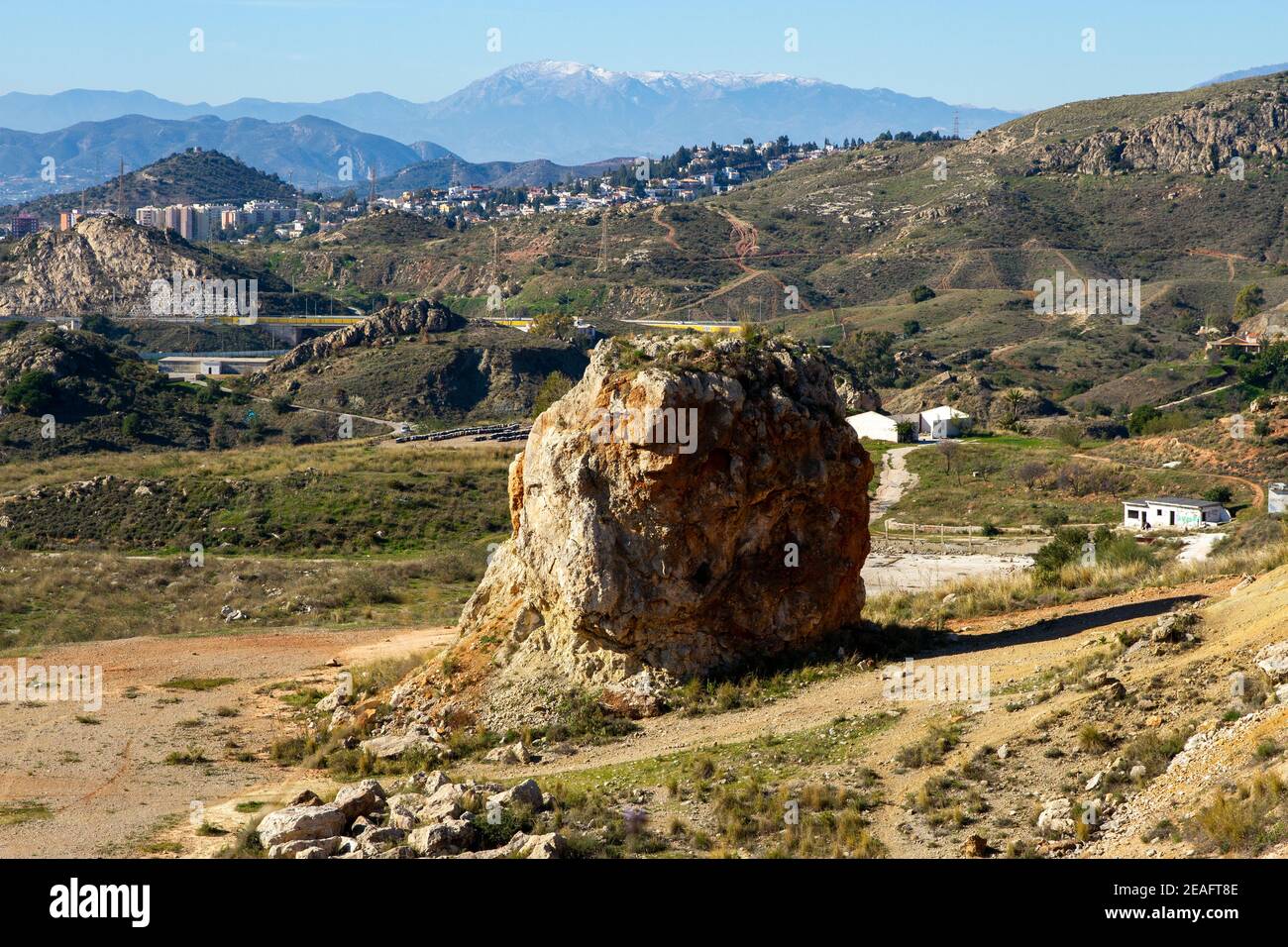The mountains of Malaga Spain Stock Photo - Alamy