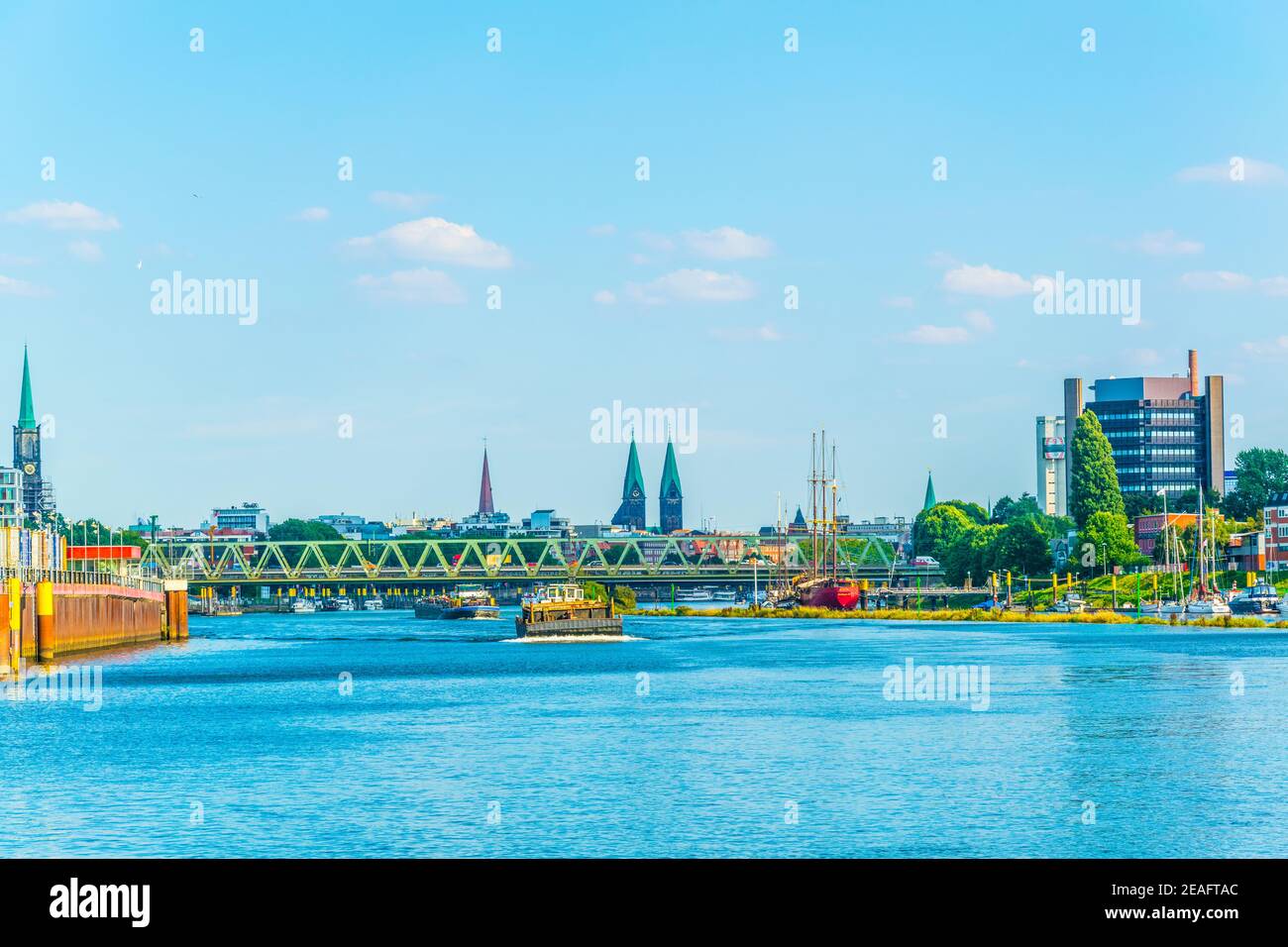 Weser river port bremen industrial hi-res stock photography and images ...