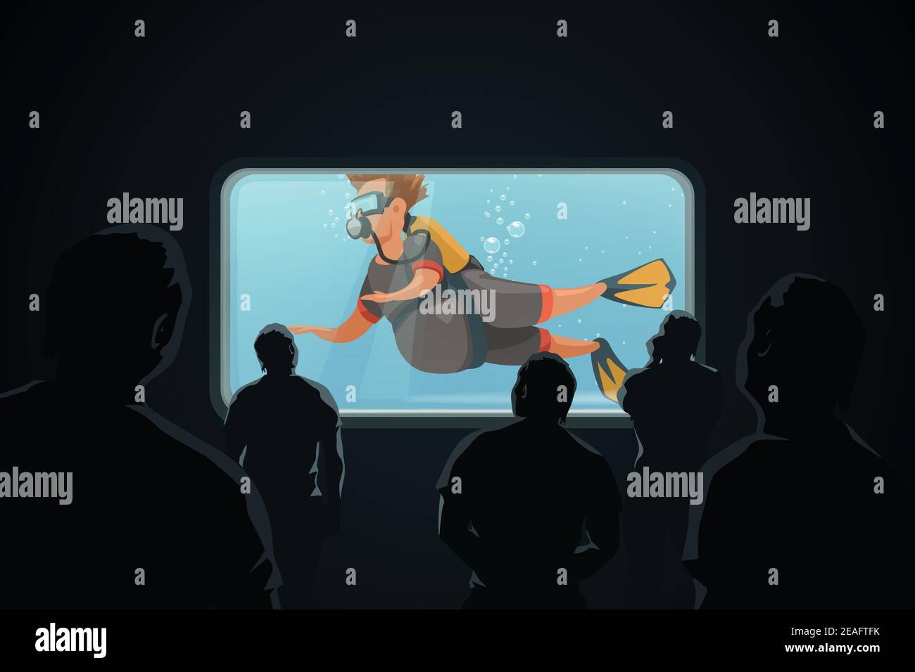 Blue man theater Stock Vector Images - Alamy