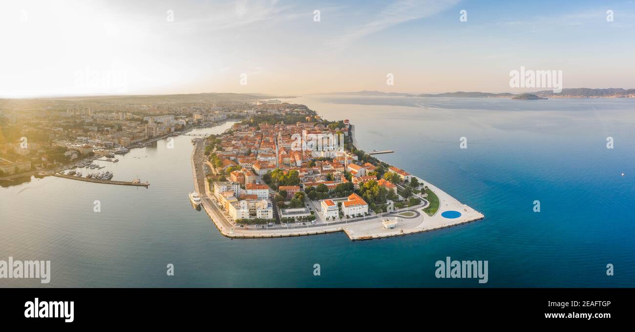 Zadar sea organ croatia aerial hi-res stock photography and images - Alamy