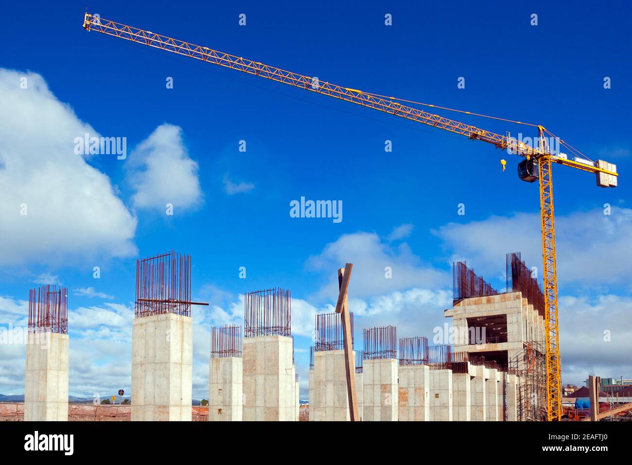 Building construction site Stock Photo - Alamy