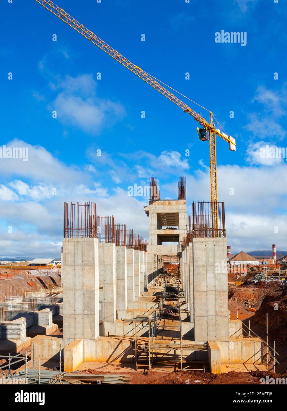 Building construction site Stock Photo - Alamy