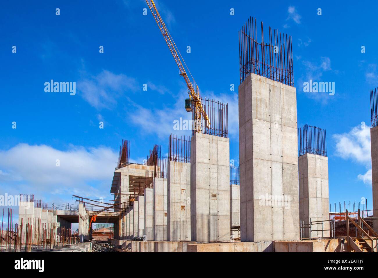 Building construction site Stock Photo - Alamy