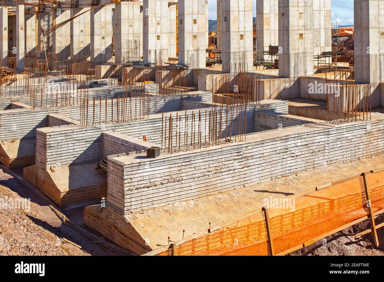 Building construction site Stock Photo - Alamy