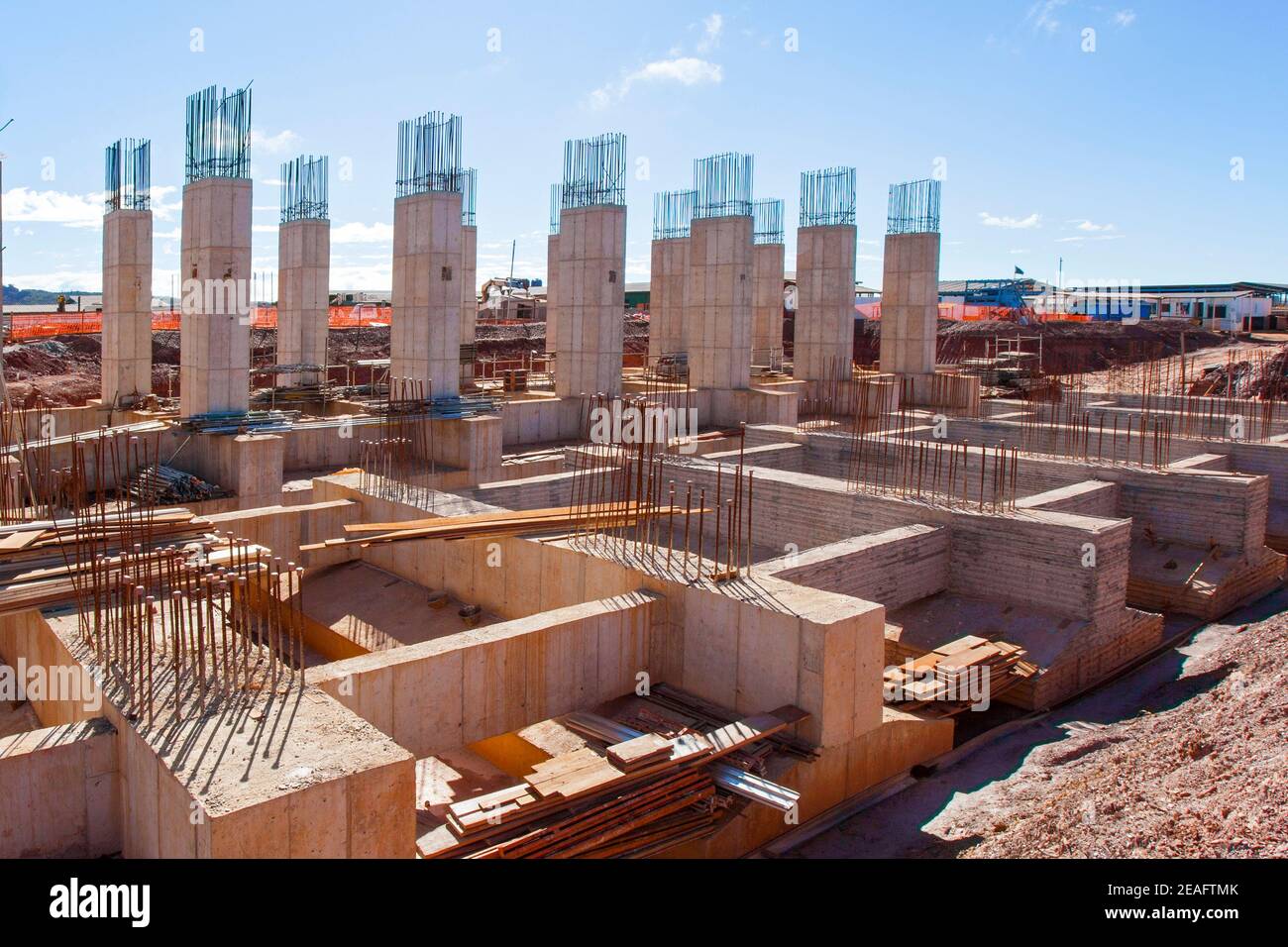 Building construction site Stock Photo - Alamy