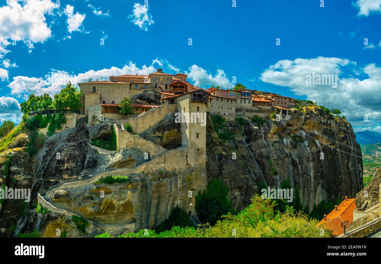Holy monastery agios stefanos meteora hi-res stock photography and ...