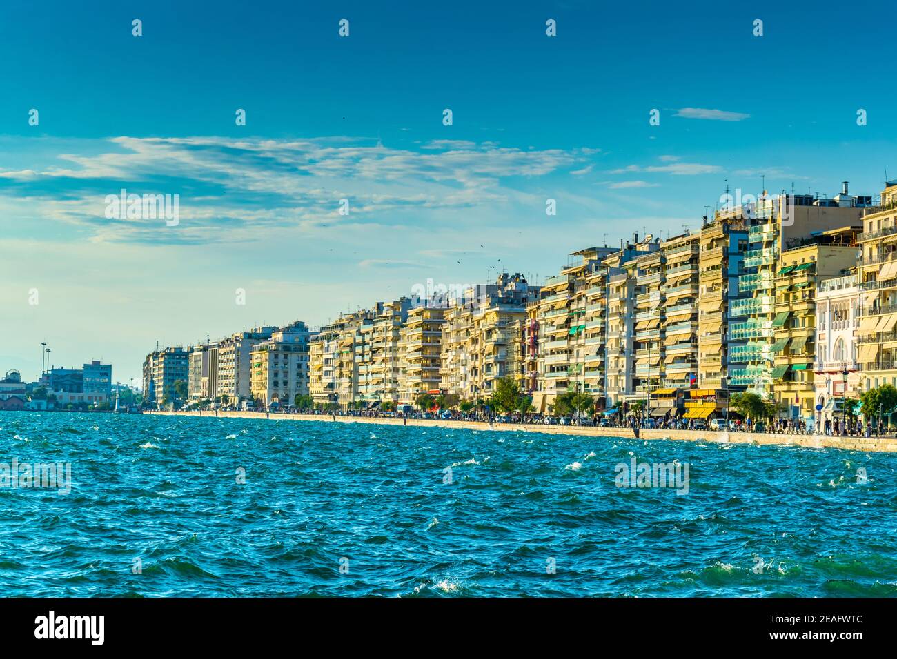 seaside promenade in Thessaloniki, Greece Stock Photo - Alamy