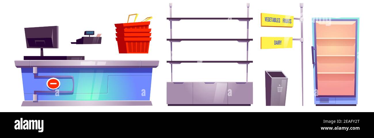 Stand baskets Stock Vector Images - Alamy