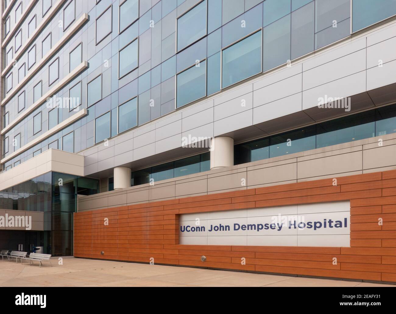 UConn John Dempsey Hospital in Farmington CT Stock Photo - Alamy