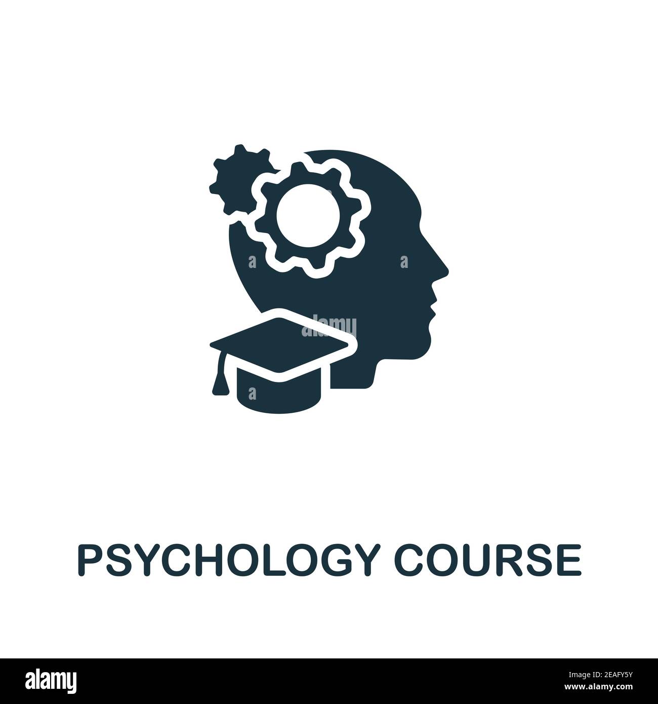 Psychology Course icon. Simple element from online course collection ...