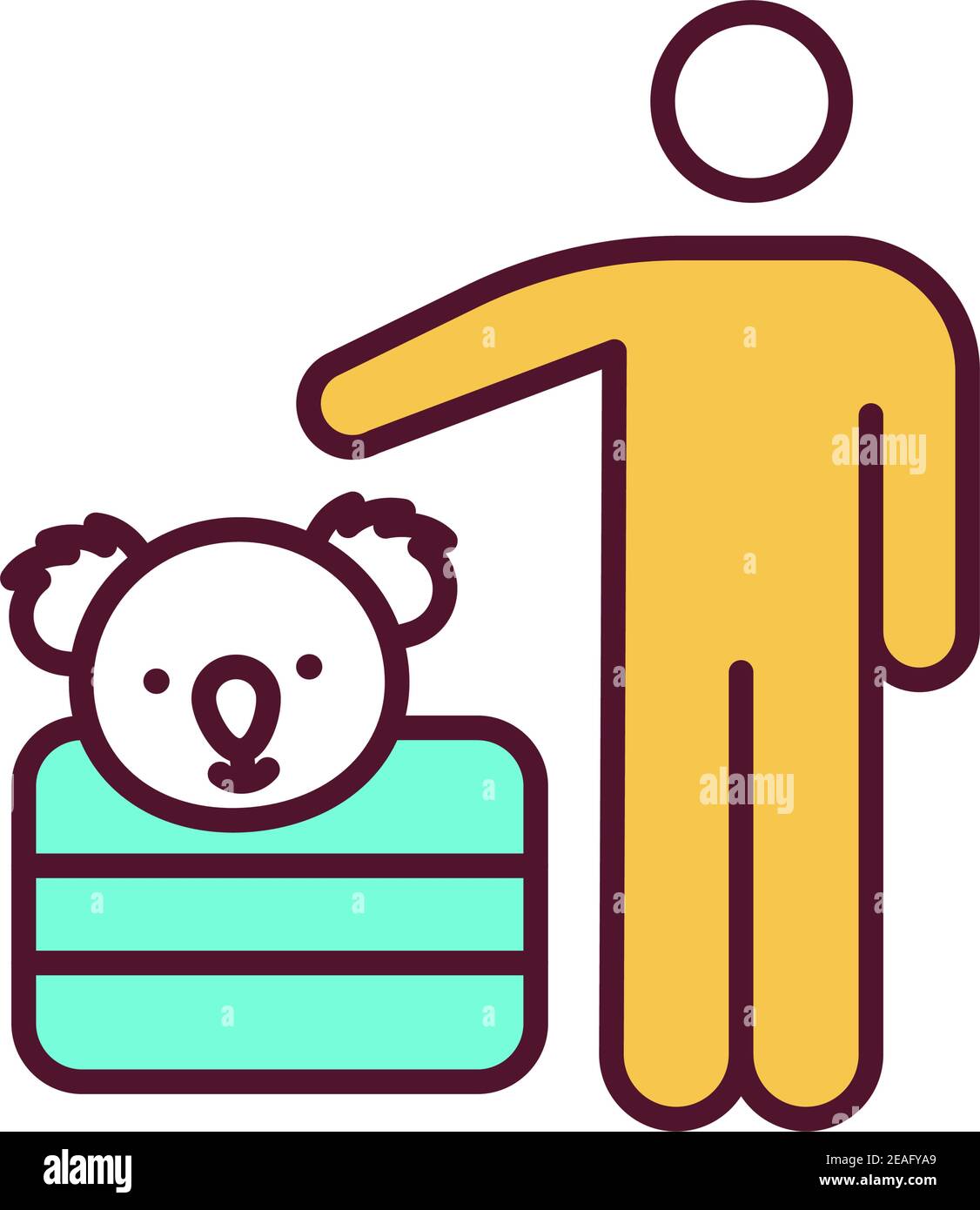 Animal trafficking RGB color icon Stock Vector Image & Art - Alamy