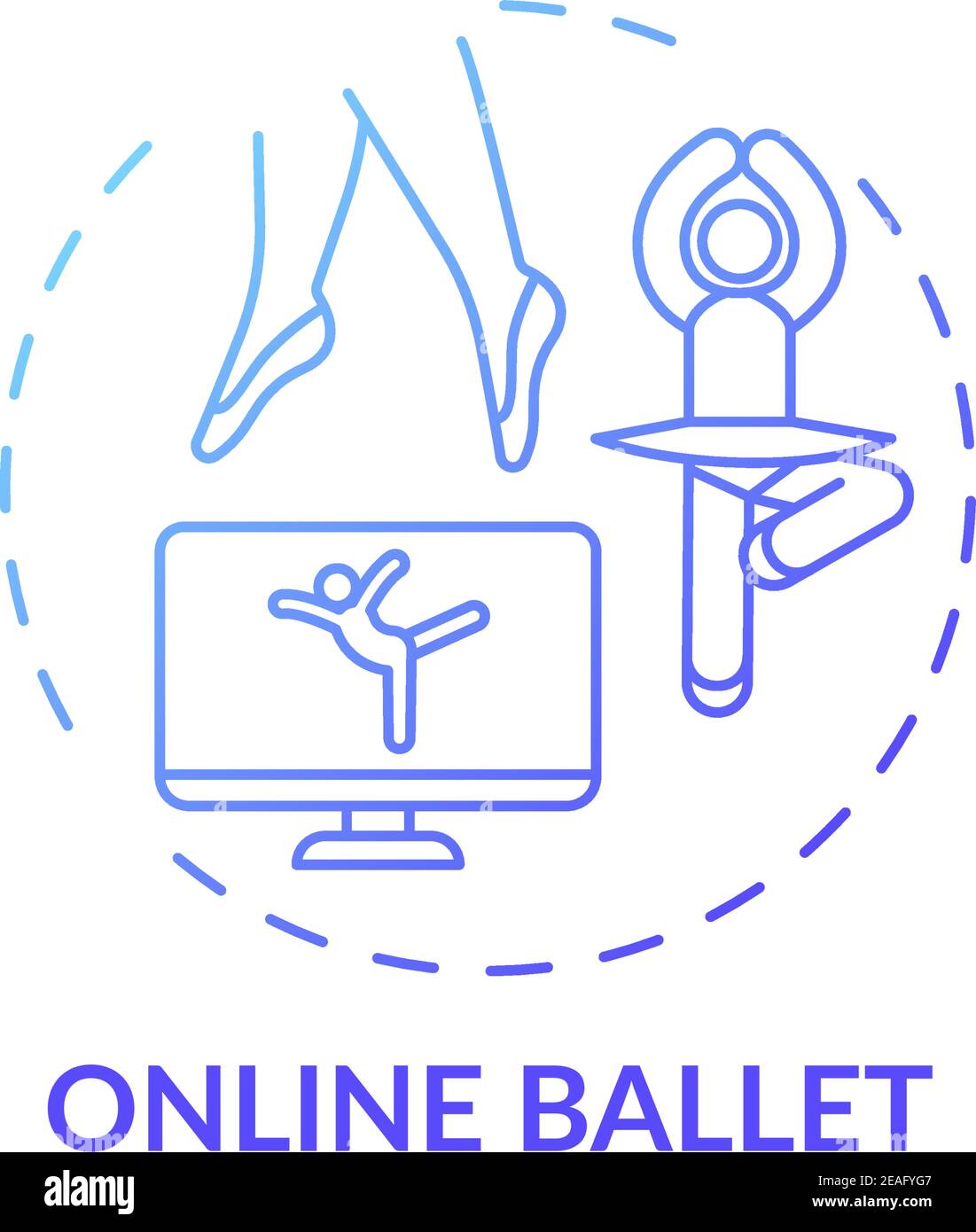 Ballet flexibility Stock Vector Images - Alamy