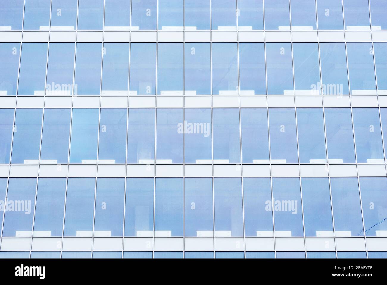 Office building wall in the business city center at winter time Stock ...