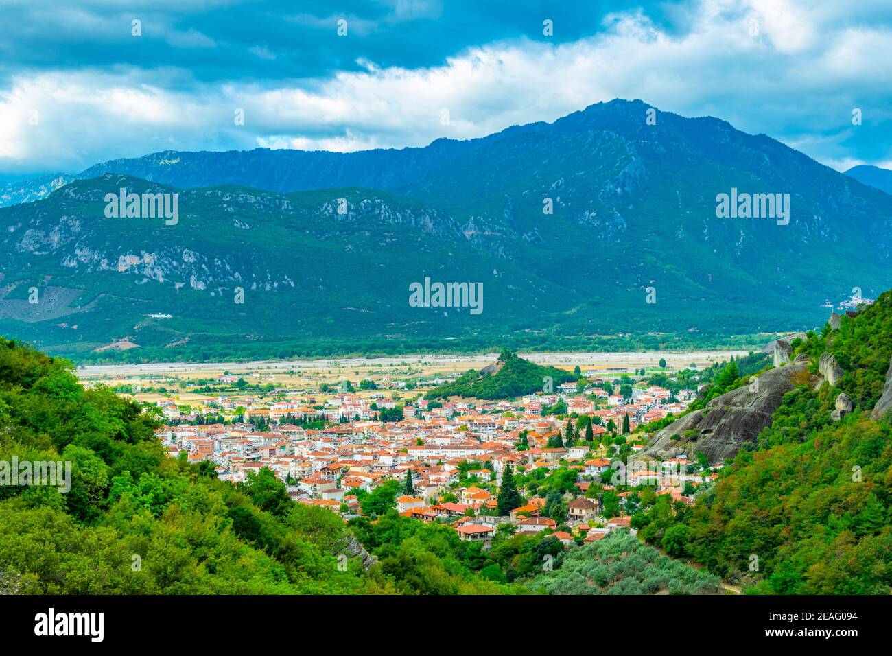Kalambaka village in famous hi-res stock photography and images - Alamy