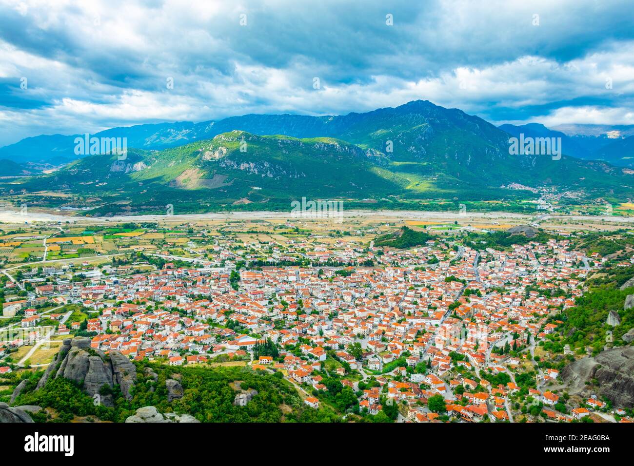 Kalambaka village in famous hi-res stock photography and images - Alamy