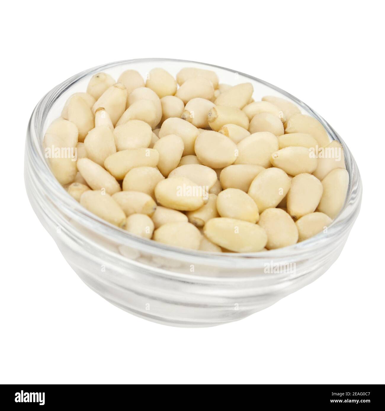 Pine nuts isolated against white background closeup Stock Photo - Alamy