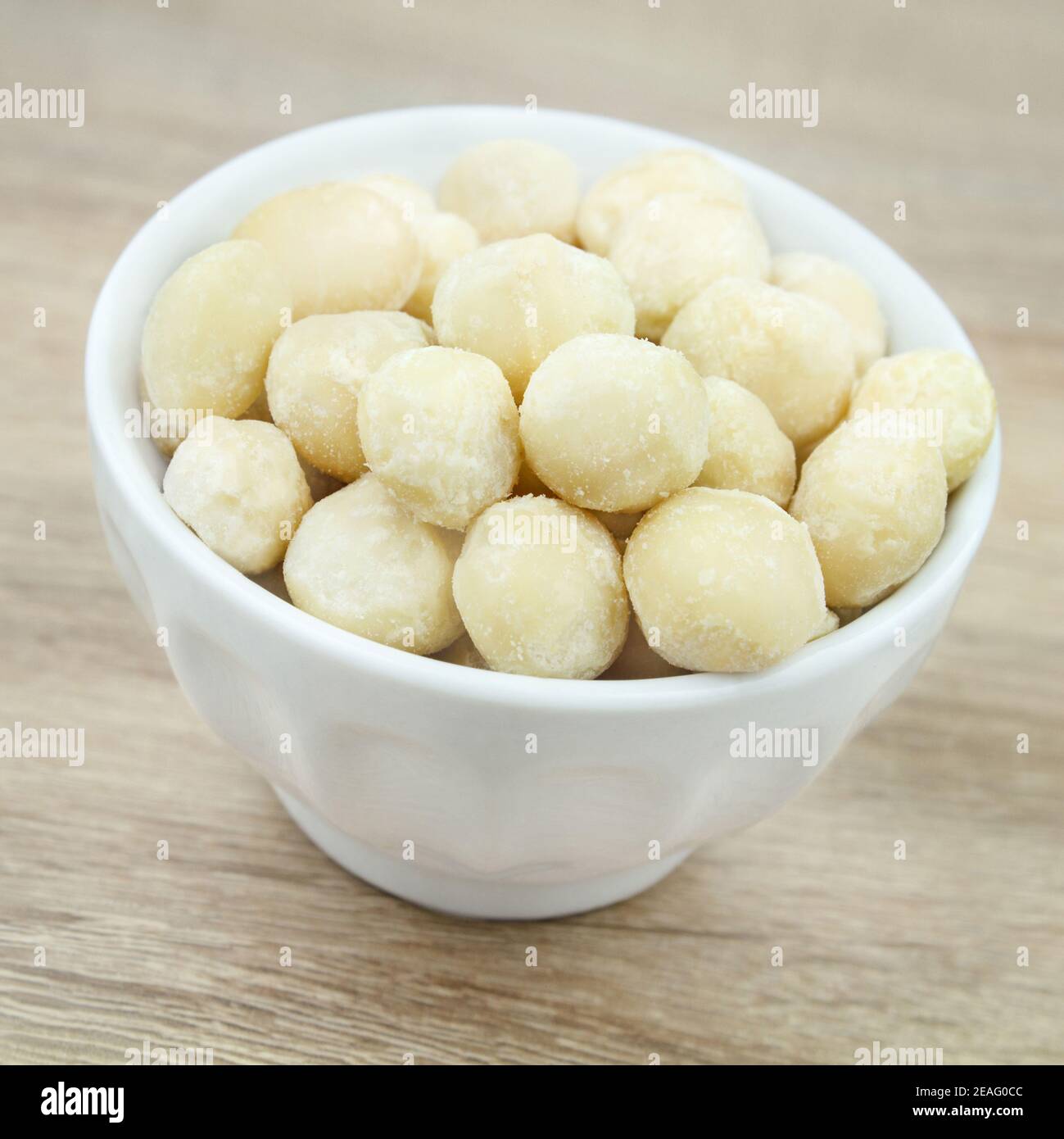Closeup salted macadamia nuts hi-res stock photography and images - Alamy