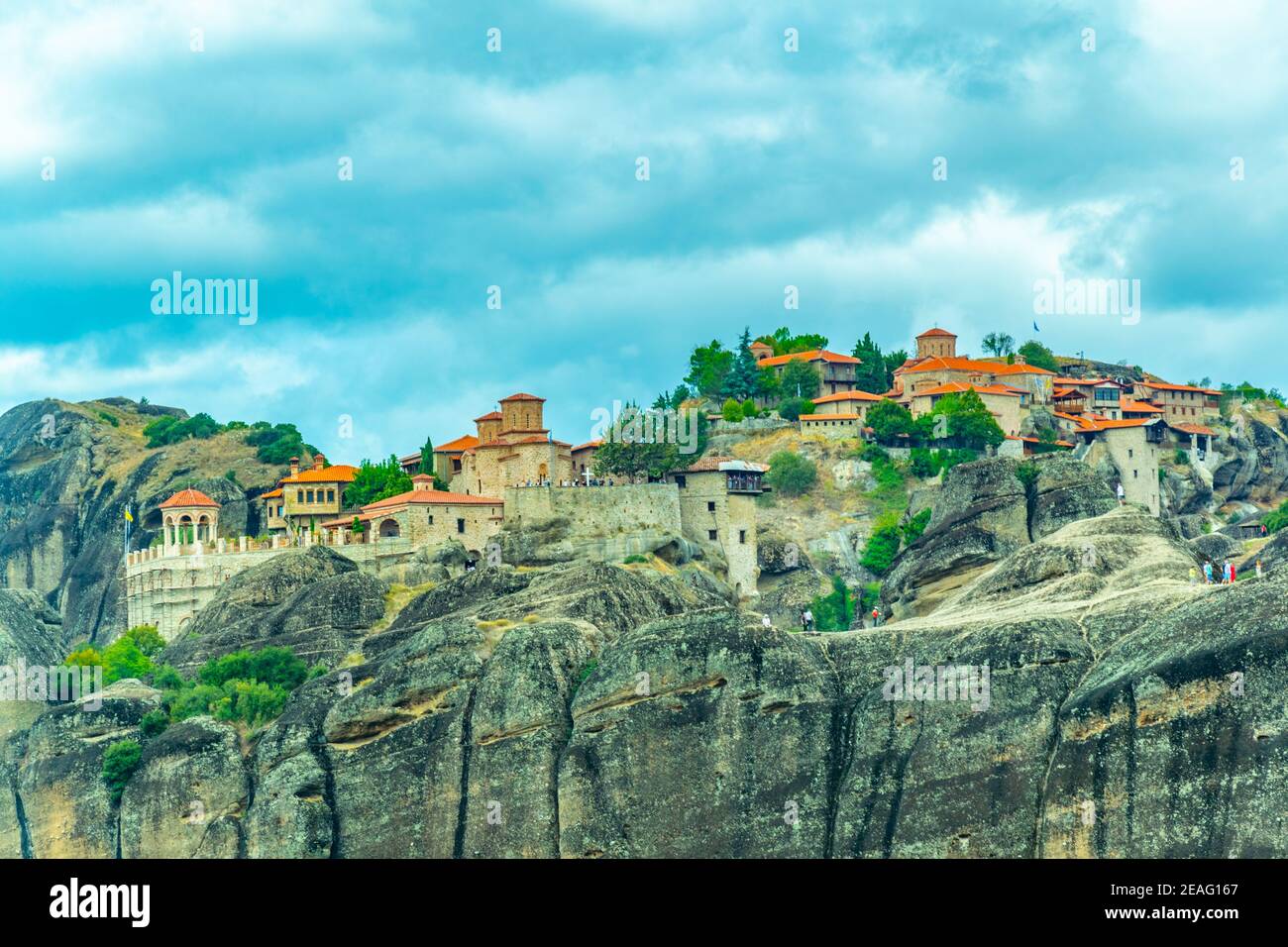 Monastery of Varlaam at Meteora, Greece Stock Photo - Alamy
