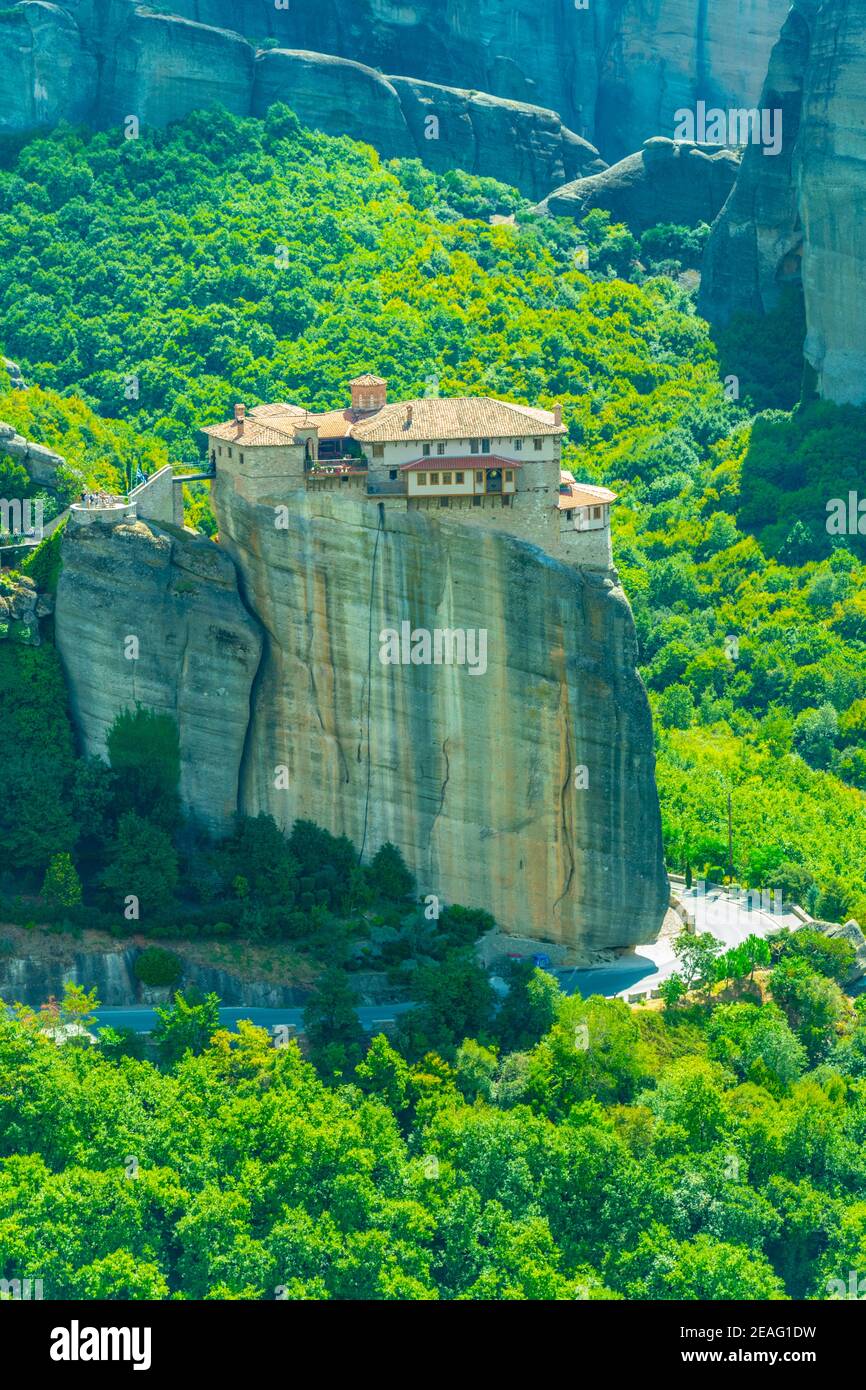 Monastery of Roussanou at Meteora, Greece Stock Photo - Alamy