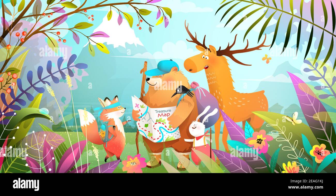 Activity Animals Stock Vector Images - Alamy