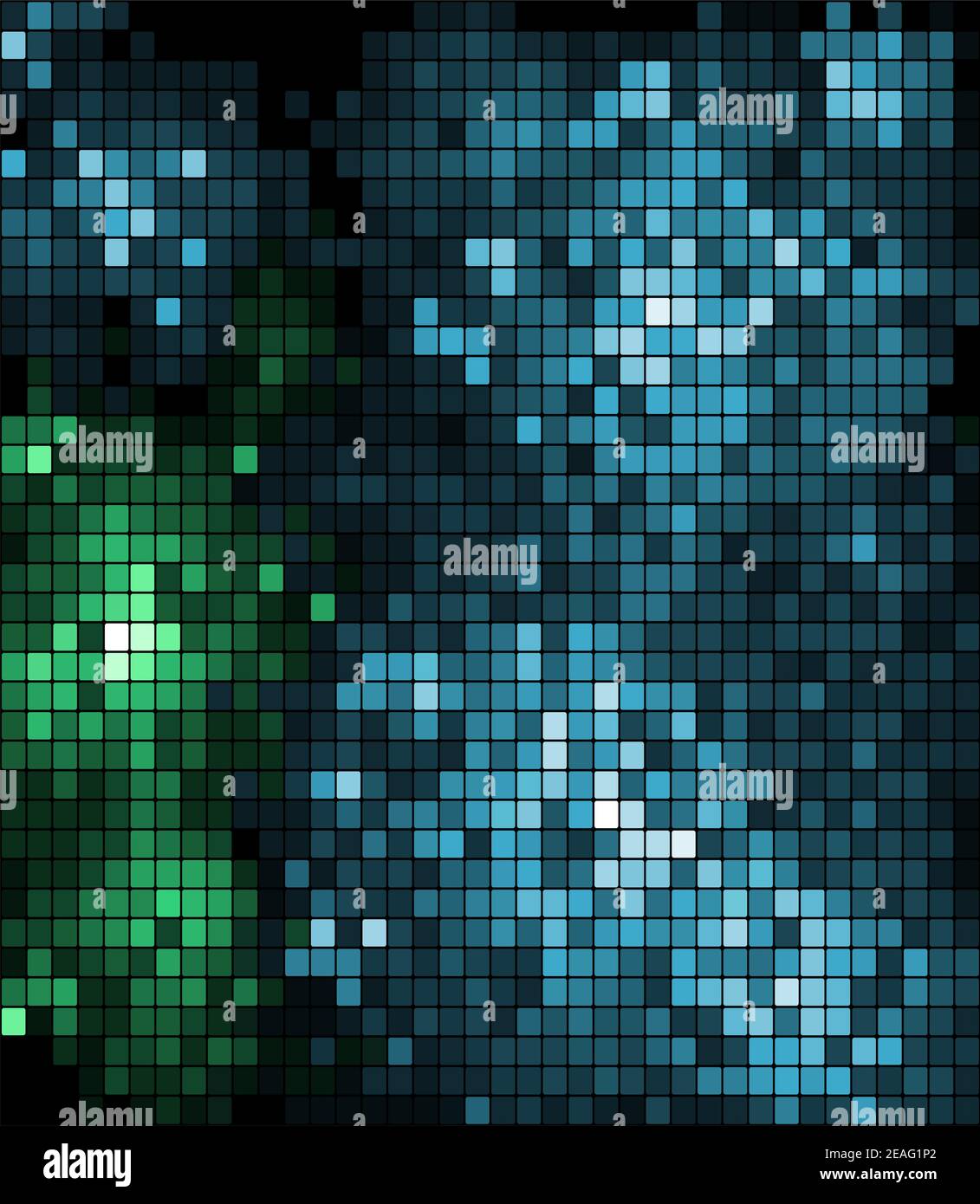 Pixel art in tiles hi-res stock photography and images - Alamy