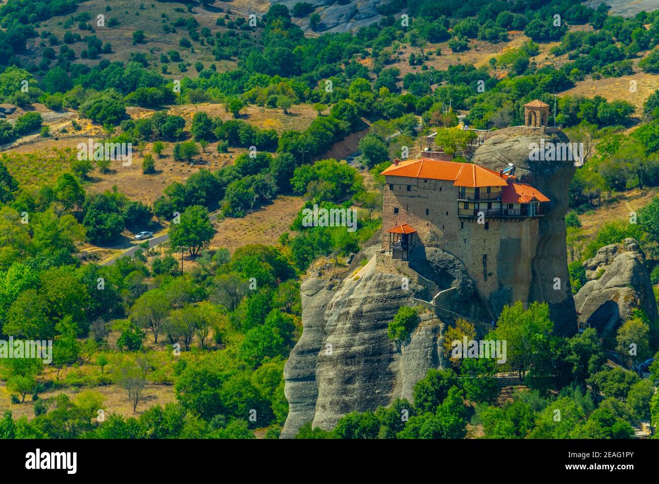 Monastery of Saint Nicholas Anapavsa at Meteora, Greece Stock Photo - Alamy