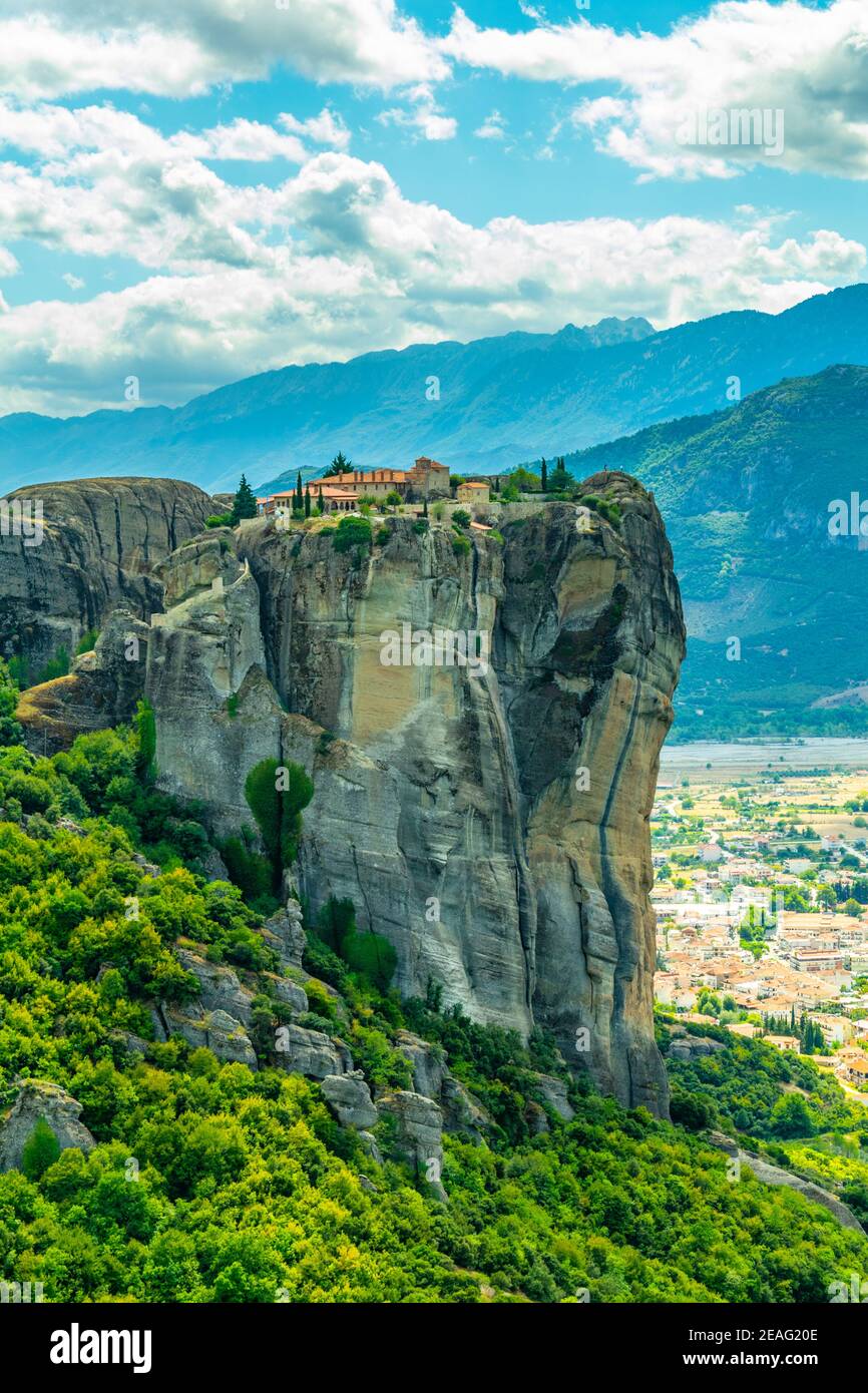 Panoramic view holy trinity monastery hi-res stock photography and ...