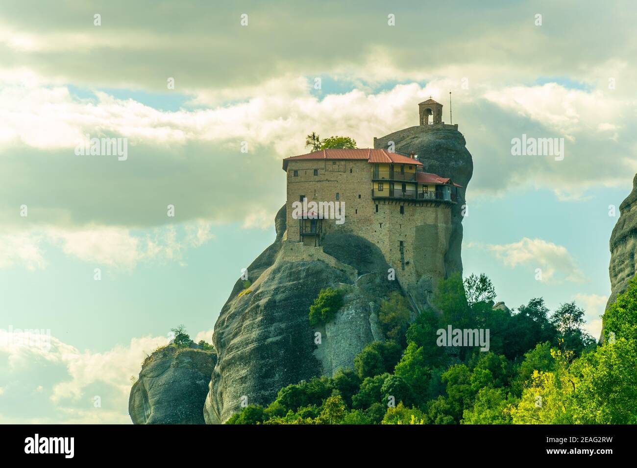 Monastery of Saint Nicholas Anapavsa at Meteora, Greece Stock Photo - Alamy