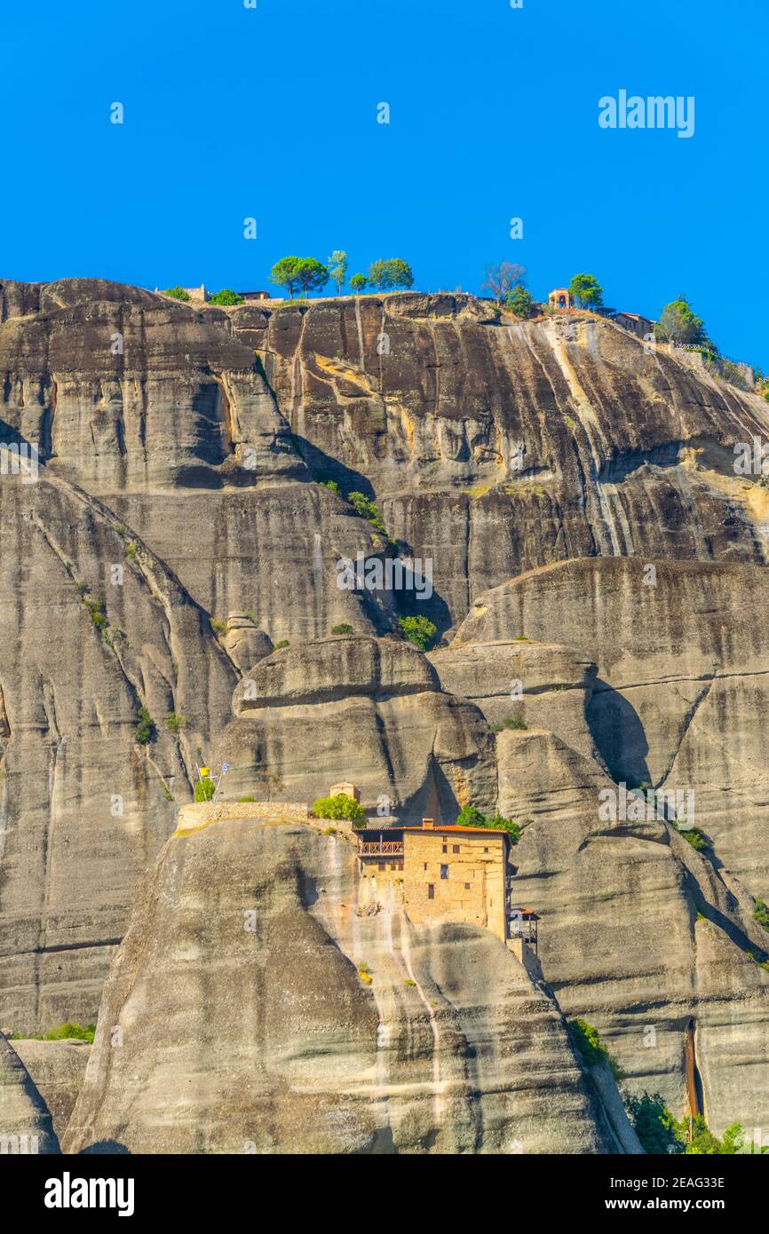 Monastery of Saint Nicholas Anapavsa at Meteora, Greece Stock Photo - Alamy