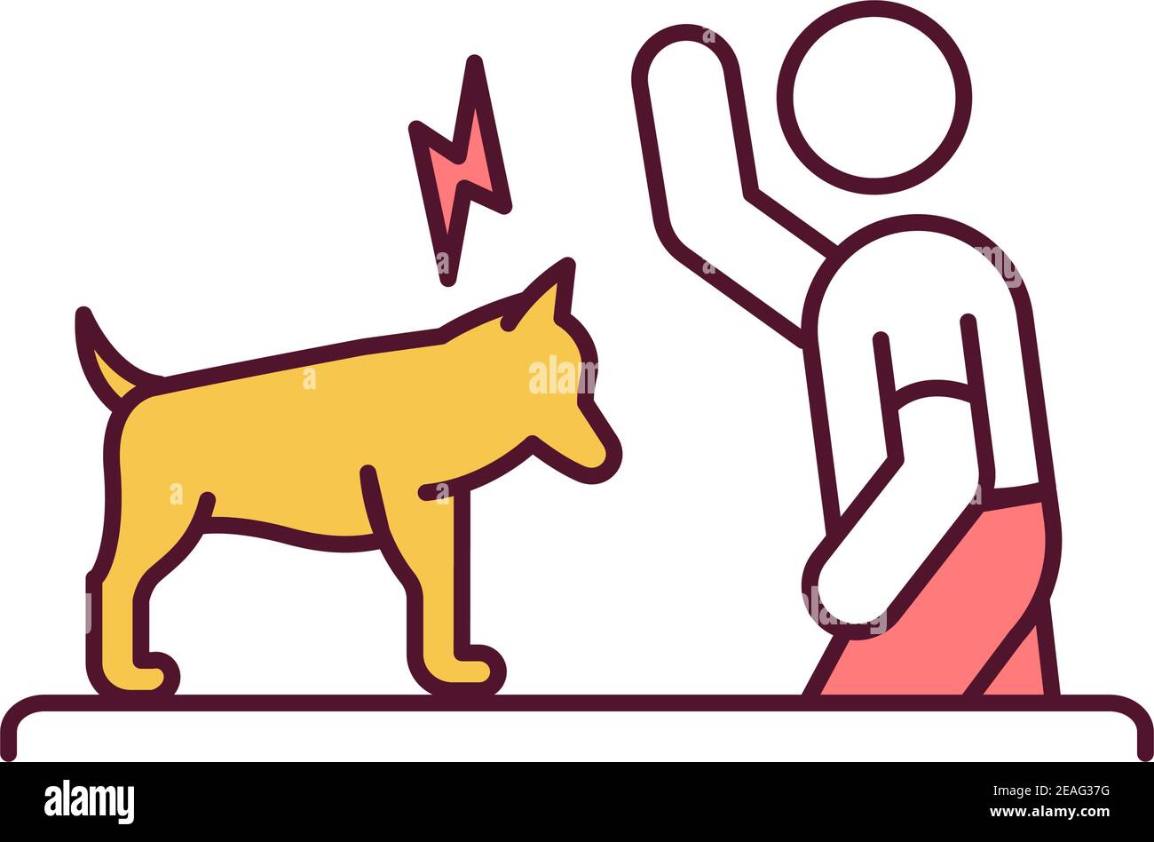 Stop animal abuse Stock Vector Images - Alamy