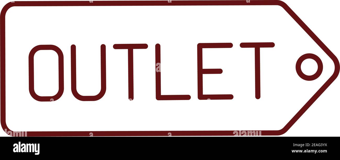 Outlet center store Stock Vector Images - Alamy