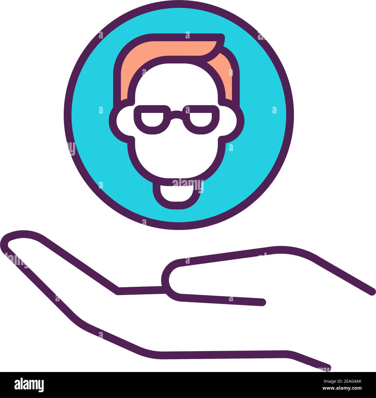 Recruitment RGB color icon Stock Vector Image & Art - Alamy