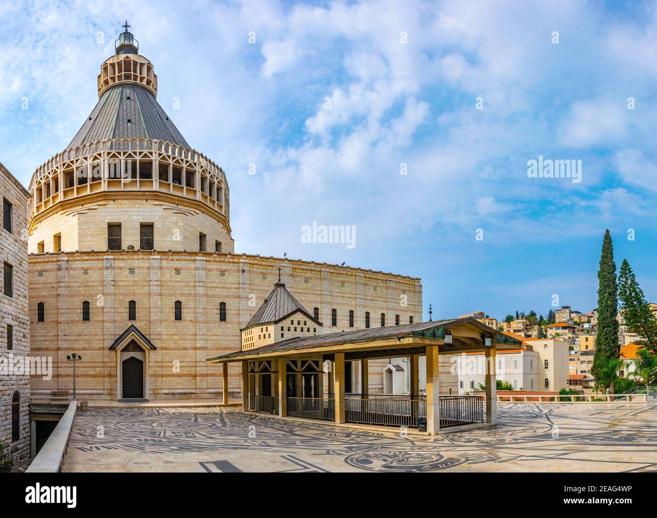 Panorama church annunciation nazareth israel hi-res stock photography ...