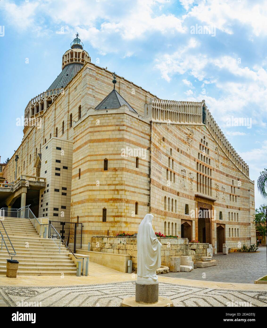 Basilica of the annunciation in Nazareth, Israel Stock Photo - Alamy