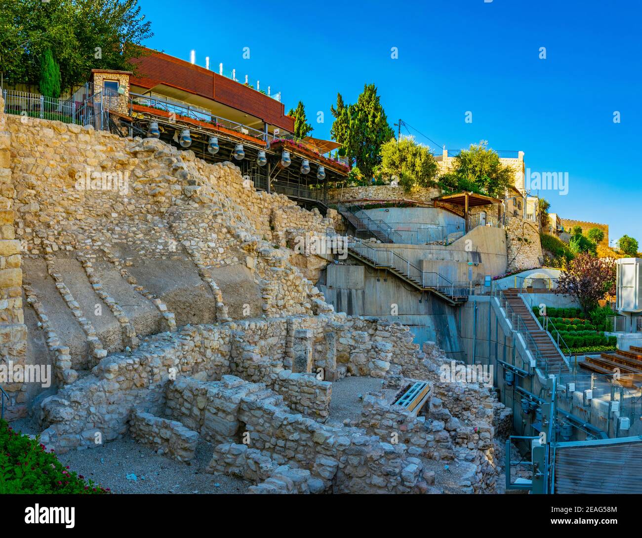 Palace ruins jerusalem hi-res stock photography and images - Alamy