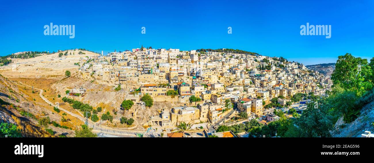 Aerial view of Jerusalem from the city of David, Israel Stock Photo - Alamy