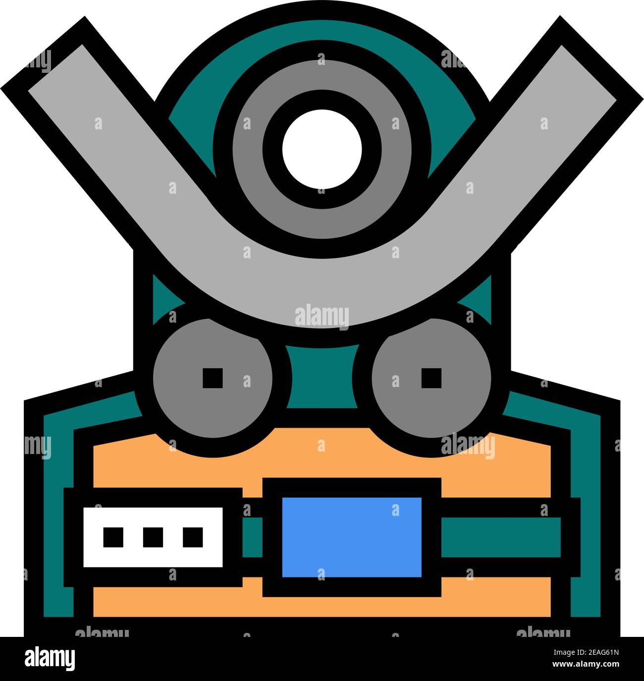 bending machine color icon vector illustration Stock Vector Image & Art ...